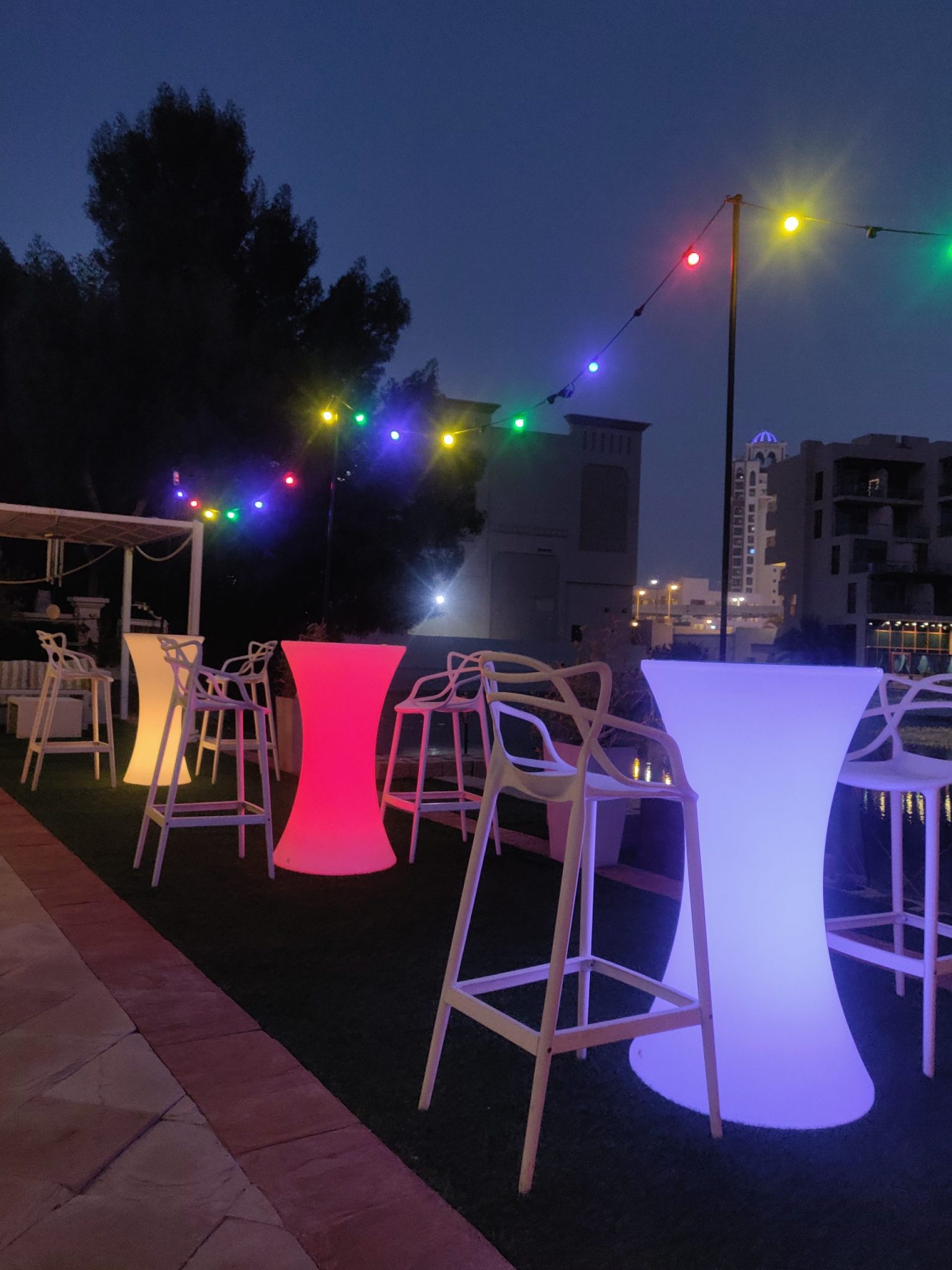 Color Festoon Lights - Events Master